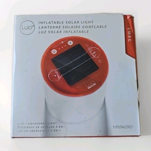 INFLATABLE SOLAR LIGHT by MPOWERD Luci Camping Lantern Waterproof ...
