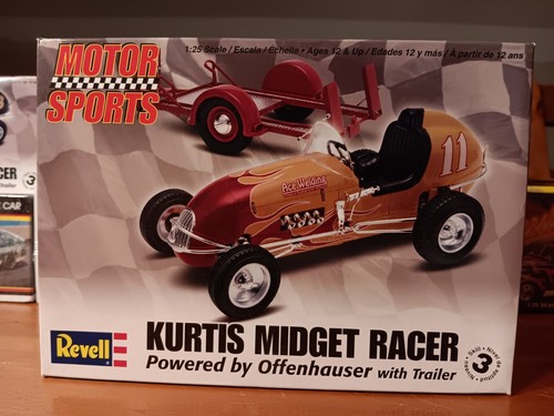 Revell 1/25 Scale Kurtis Midget Racer, Powered By Offenhauser With ...