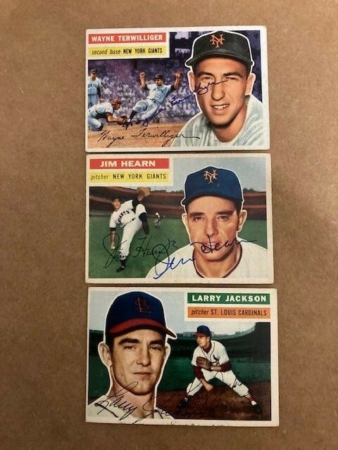 Wayne Terwilliger Autographed Signed 1956 Topps Card with COA | eBay