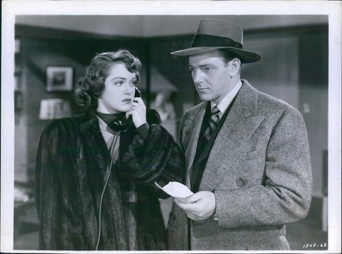 1945 Photo Actor The Hidden Eye Murder Frances Rafferty Paul Langton ...