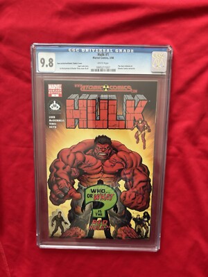 Red Hulk 1 Atomic Comic Variant CGC 9.8 NM+ Rare 1st Red Hulk ...