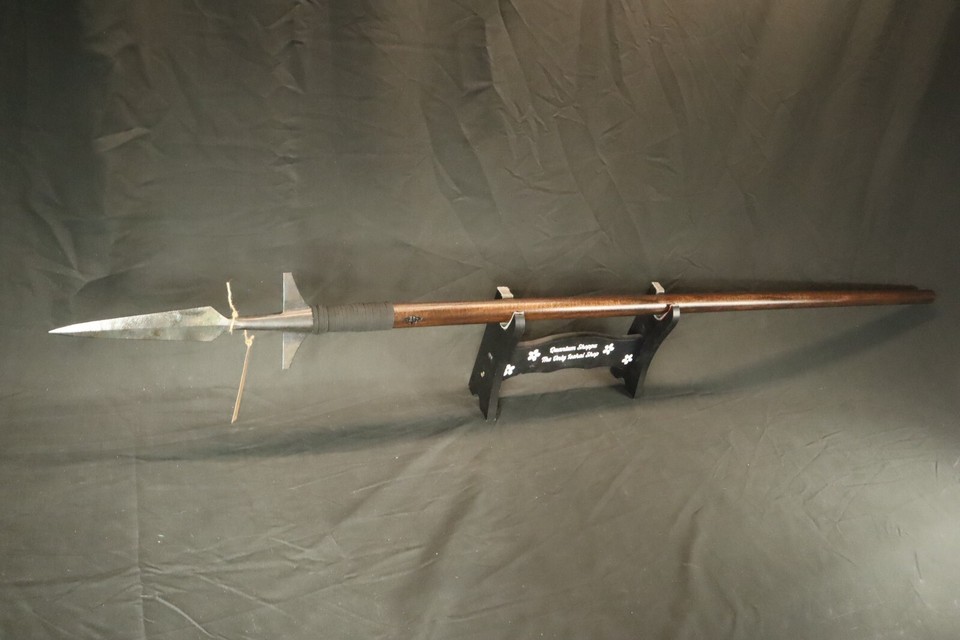 Tough Functional Hunting Boar Spear, Sharp High Carbon Steel, Battle Ready | eBay