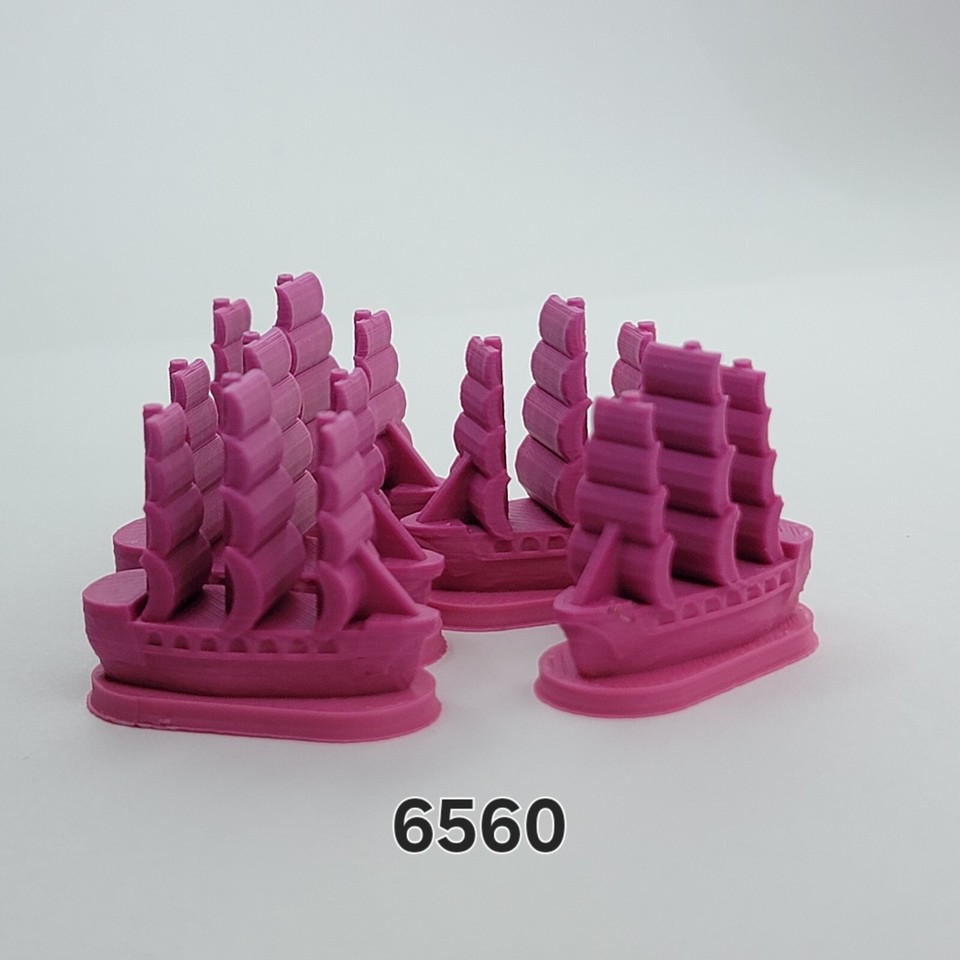 Choose a Color - Pack of 5 Pirate Ship game tokens pawns - Model no. 17 ...
