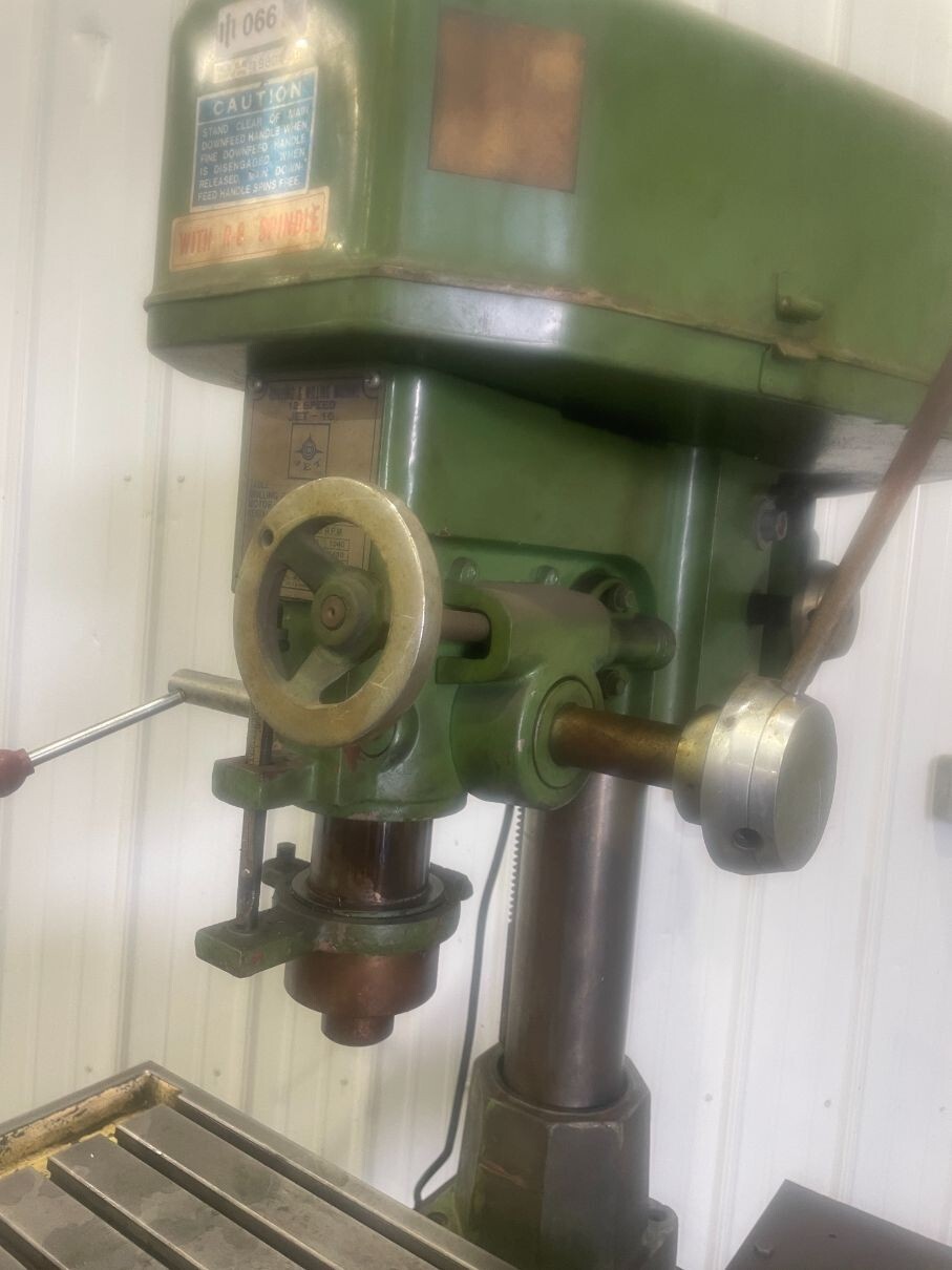 JET MODEL #16 VERTICAL DRILLING AND MILLING MACHINE: STOCK #76882 | eBay