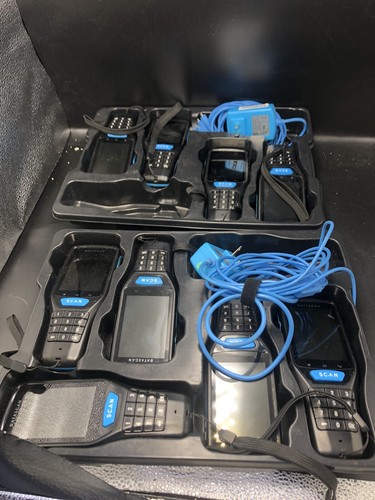 DATASCAN QPID1000 HANDHELD BARCODE INVENTORY COMPUTER SCANNER LOT OF 9 ...