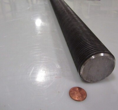 Steel Threaded Rod, Grade 8 RH, 1 3/4"-5 x 1 Foot Length | eBay