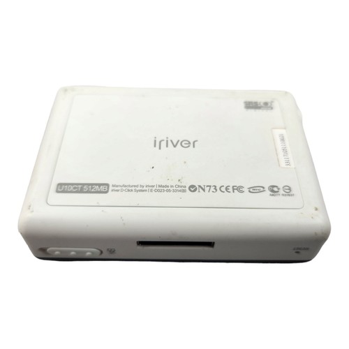 iRiver U10CT 512MB - White. NO Charger. Untested | eBay