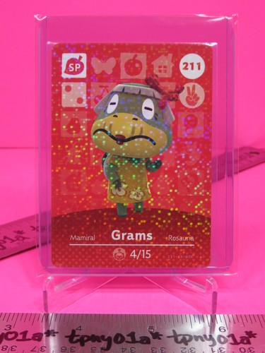 GRAMS #211 AUTHENTIC US PACK FRESH Animal Crossing Series 3 Amiibo Card ...