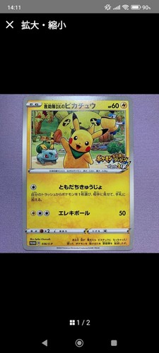 Pikachu promo card from Pokémon Card Rescue Team DX | eBay