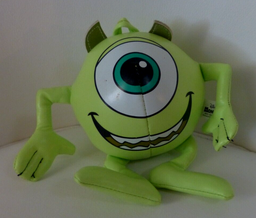 MONSTERS INC VINTAGE SMALL "MIKE" GREEN VINYL STUFFED TOY DOLL-2001 ...