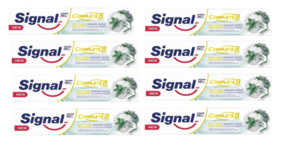 Signal Toothpaste Natural Complete 8 by Unilever 50ML 8 PACK Exp 10 / ...