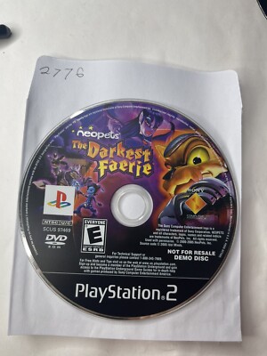 Neopets The Darkest Faerie Demo Disc (PlayStation 2, PS2) No Tracking ...