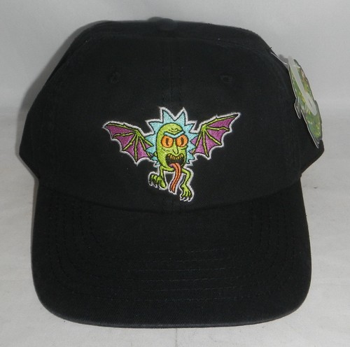 NWT Rick and Morty Cartoon Show Bat Zombie Rick Logo Baseball Hat Cap ...