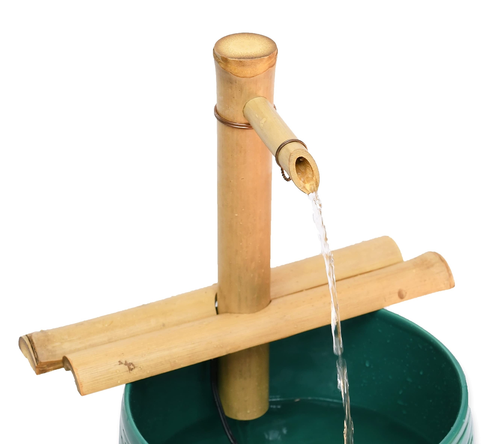 Bamboo Accents Zen Garden Water Fountain Kit - Adjustable Spout with ...