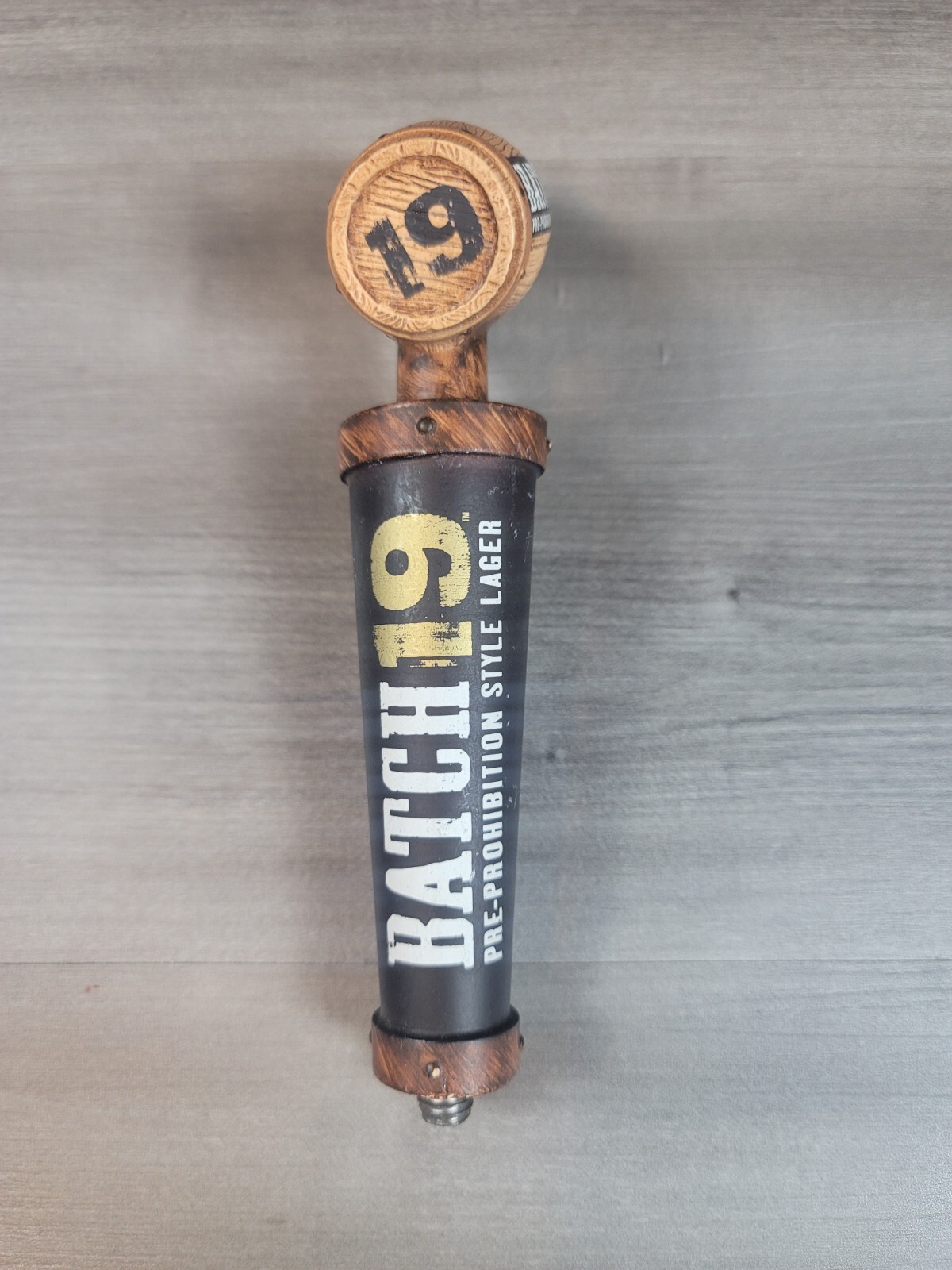 Batch 19 Lager Bar Tap Handle Pre Prohibition Style Beer Short Handle ...