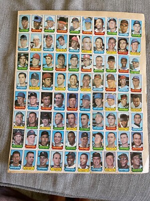 DCC: 1969 Topps MLB Stamps HUGE Lot 212 total!! Aaron Rose Bench Banks ...