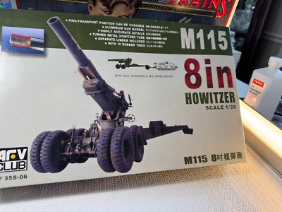 1/35th AFV CLUB WWII US ARMY HOWITZER M115 - 8 INCH KIT- NEW💥 WM341 | eBay