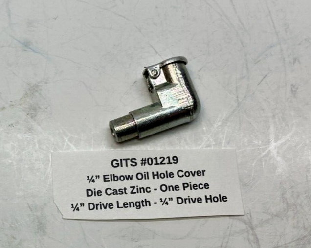 GITS 1/4" Elbow Oil Hole Cover (01219) - Drive-In - One Piece Die Cast ...