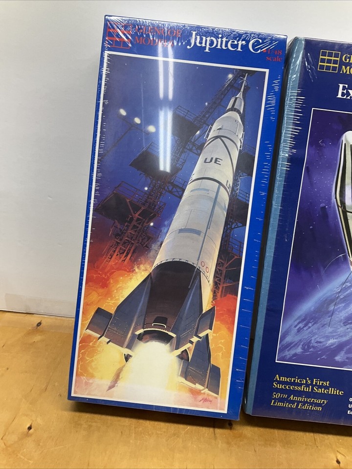 Jupiter C Rocket (1:6) & Explorer 1 (1:48) ~ Model Kits by Glencoe ...