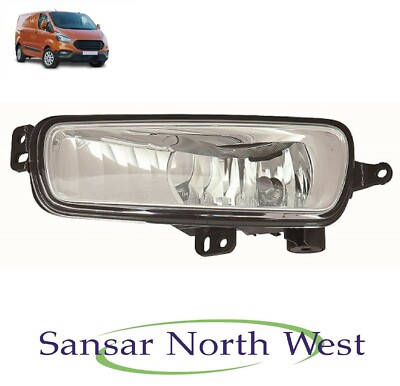 Fit's Ford Transit Custom Passenger Side Front Fog Lamp Spot Light N/S ...