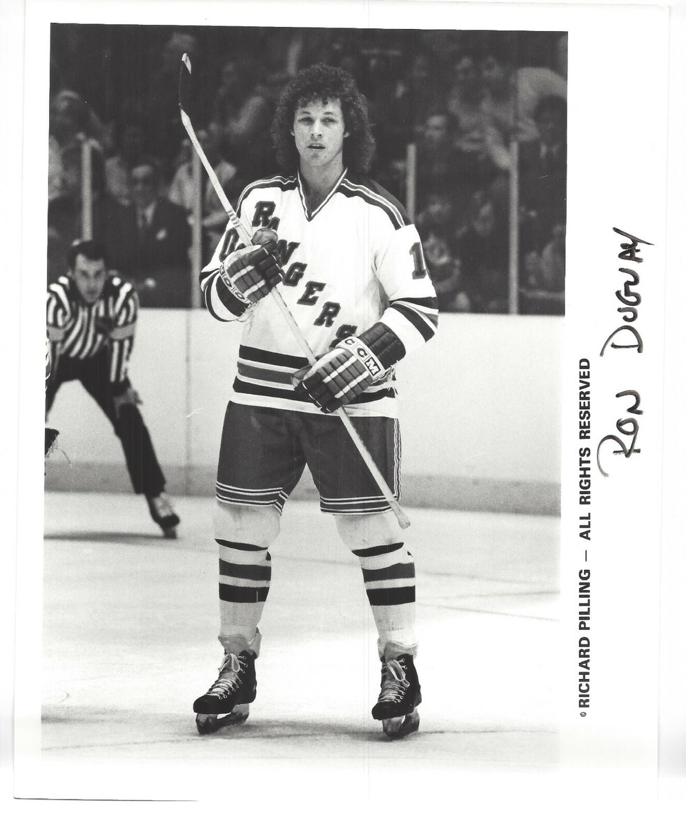 Ron Duguay Ron Duguay Signed Rangers 8x10 Photo (AIV) | Pristine