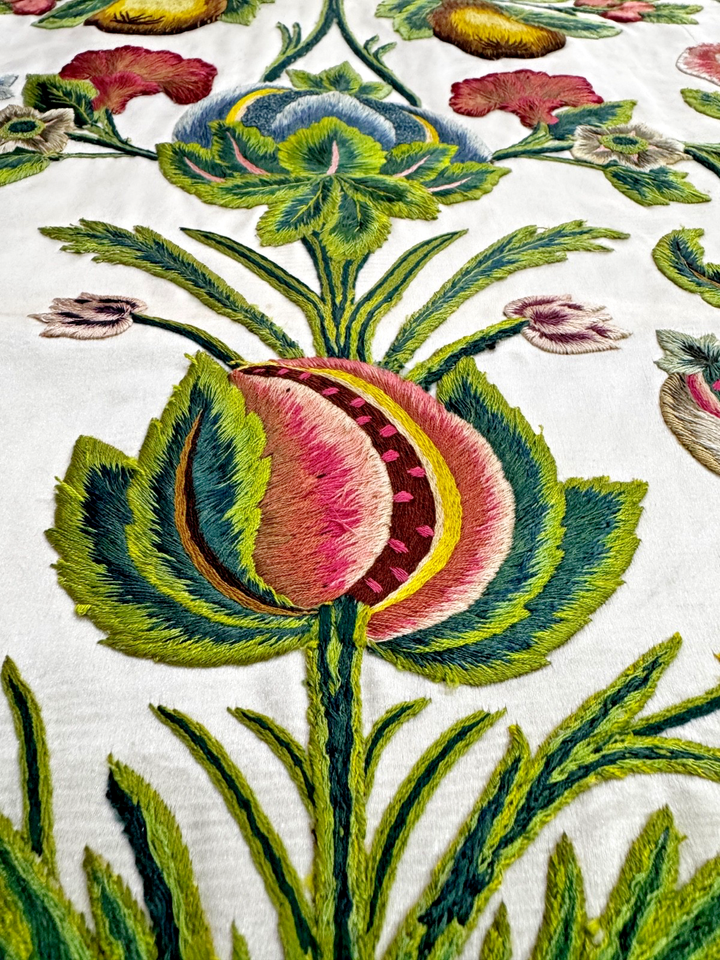 Exceptional Antique Floral Embroidered Roman Chasuble vestment | eBay UK