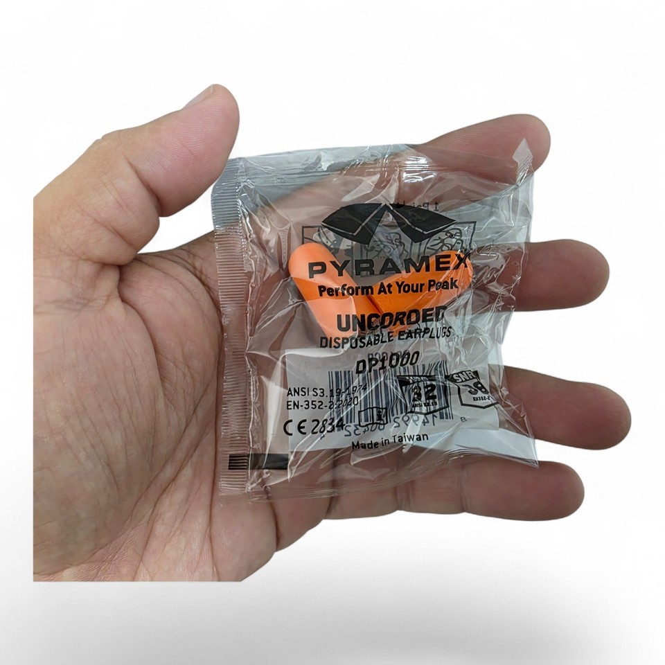 Pyramex DP1000 Disposable Uncorded Earplugs (200/Box) | eBay