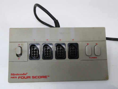 Nintendo NES Four Score 4 Player Controller Attachment NES-034 Adapter ...
