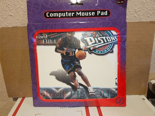 1997 DETROIT PISTONS GRANT HILL COMPUTER MOUSE PAD CROWN PRO NBA | eBay