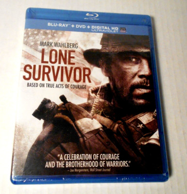 Lone Survivor Blu-ray + DVD + Digital Expired Mark Wahlberg Movie Blu ...