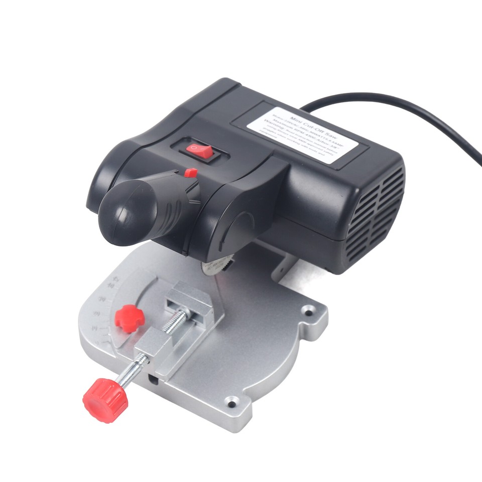 Mini Benchtop Cut-off Chop Saw wood metal Angle Moulding cutter 45 ...