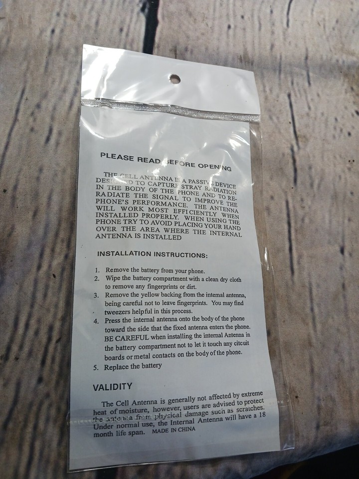 Gen X Cell Phone Signal As Seen On TV Universal Antenna Booster Old ...