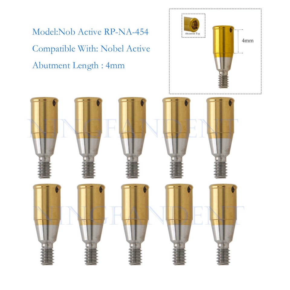 Implant Fit for Nobel Biocare RP AH=4.0mm Locat0r Abutment,Dental ...