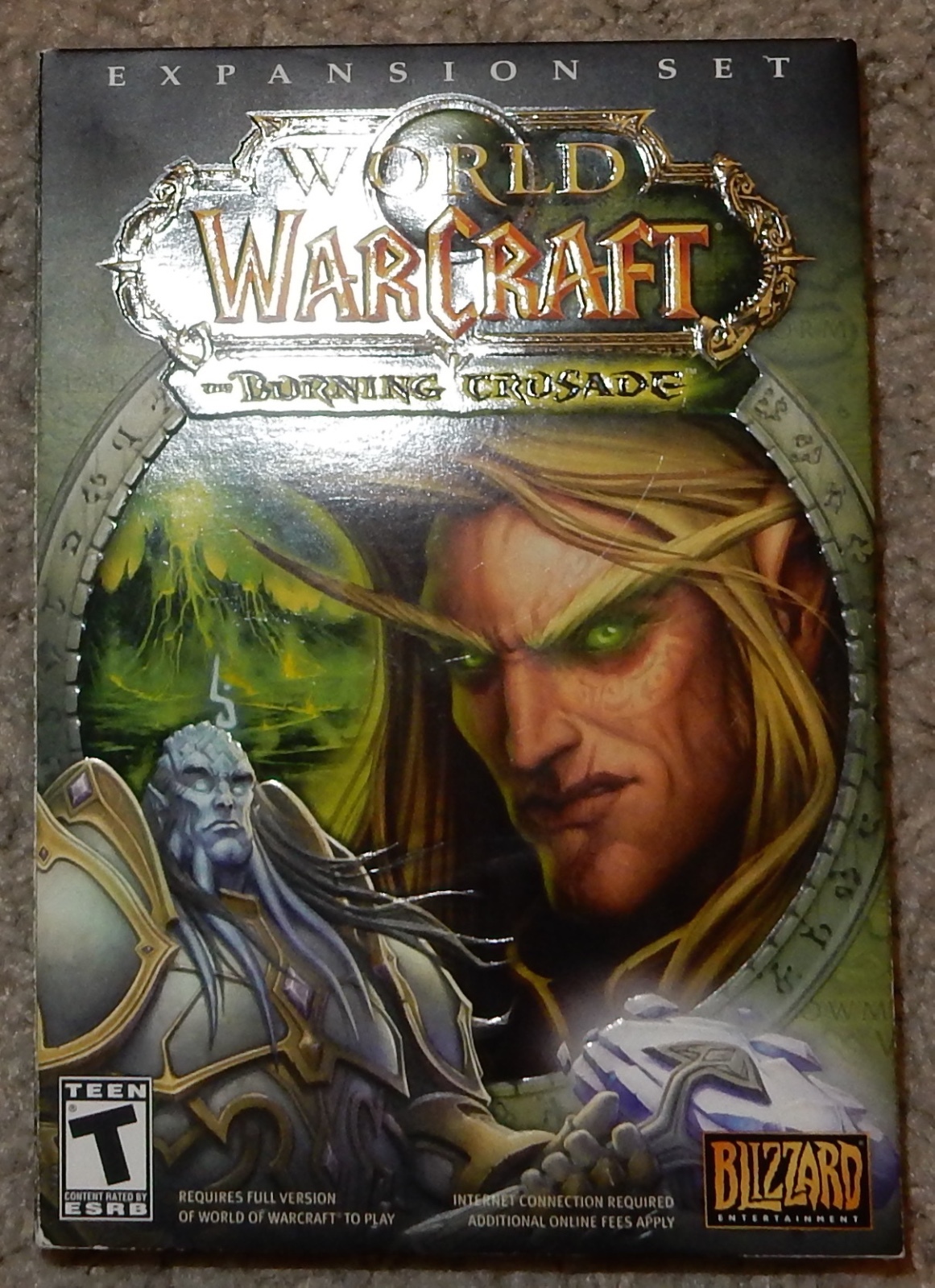 WOW World of Warcraft Expansion Set Burning Crusade Missing Disc 4!! PC ...