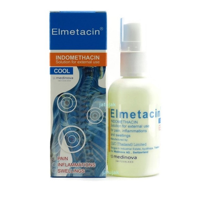 Elmetacin Indomethacin Cool 50ml Spray Relief Muscle Pain Tracking for ...