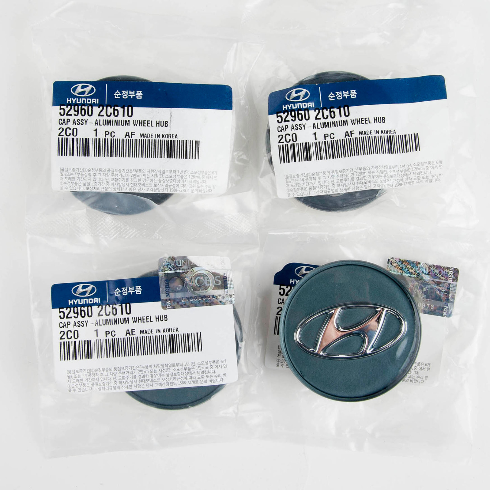 New Hyundai Wheel Center Cap (4PC) 52960-2C610 | eBay