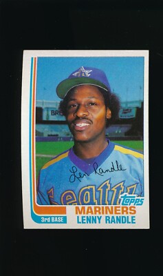1982 Topps #312 Lenny Randle * 3rd Base * Seattle Mariners * EX-MT/NM ...