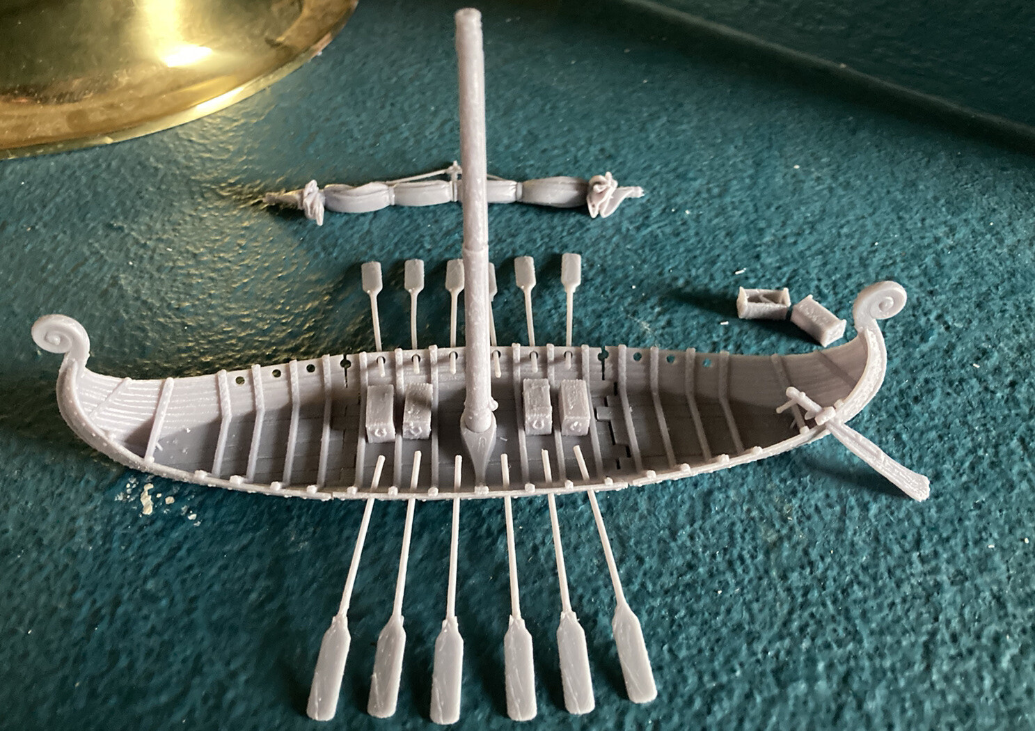 Viking Snekkja Light Longship 15mm 1/100 Dark Ages, Medieval ...