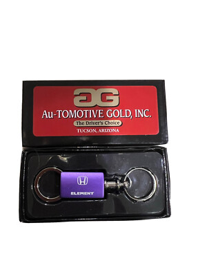 HONDA ELEMENT Chrome PURPLE Aluminum Valet Keychain Licensed | eBay