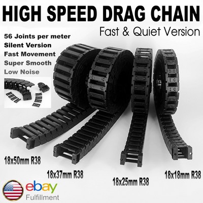 High Speed Silent Cable Drag Chain Towline Carrier CNC Router 3D ...