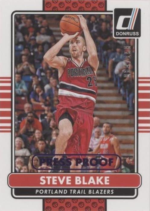 2014-15 Panini Donruss - Steve Blake #93 Press Proof Purple /199 for ...
