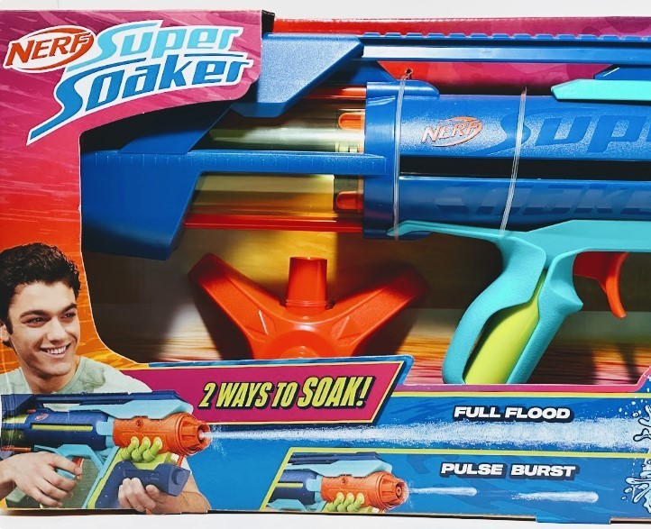 NERF Super Soaker Power Drench XL Water Blaster w/Refill Station–High ...