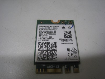 Module sans fil Intel AX200 NGW M.2 WiFi 6 et carte Bluetooth 5.2 ...