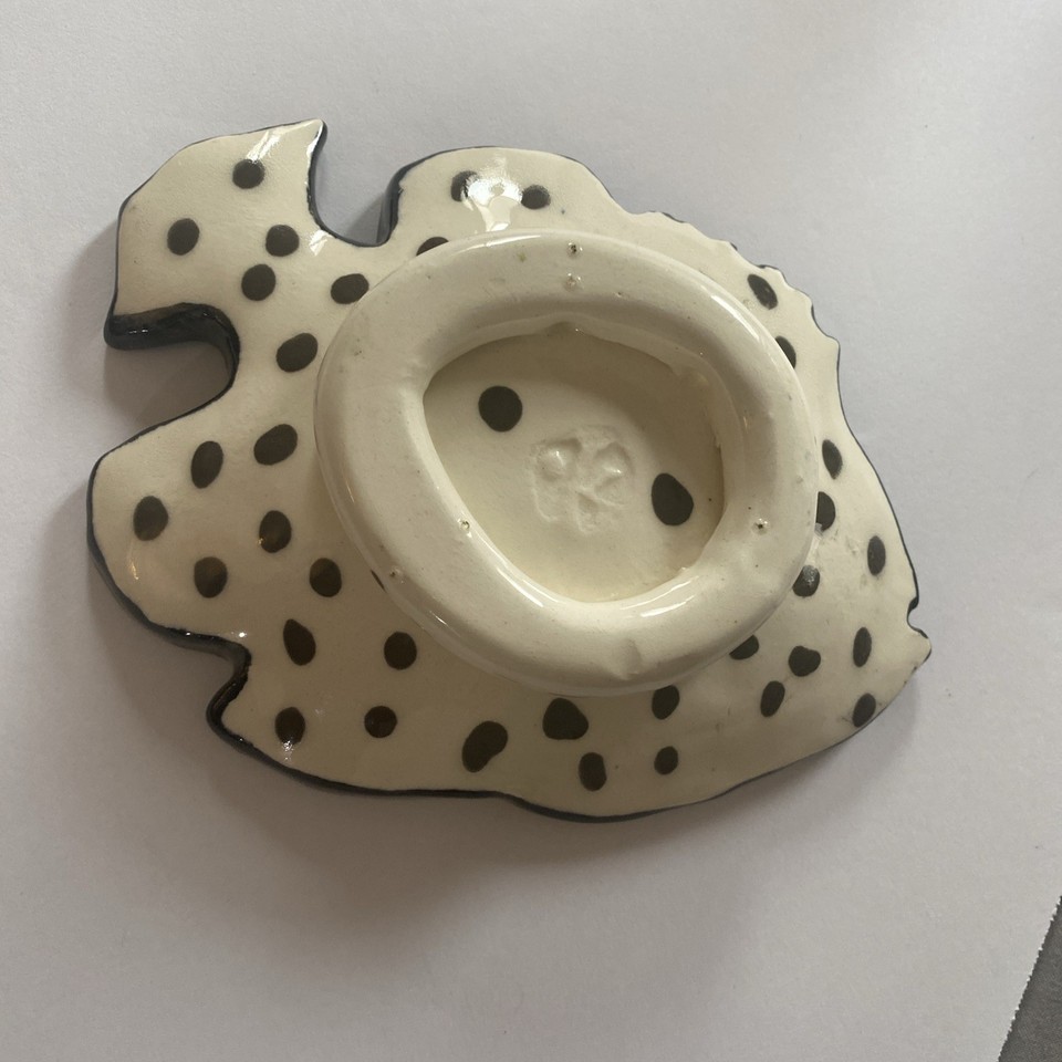 Ceramic Fish Soap Dish Trinket Dish Shades Green Yellow Lake Coastal ...