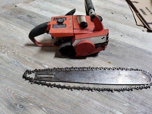Vintage HOMELITE SUPER MINI Chainsaw Chain Saw with 16" Bar | eBay