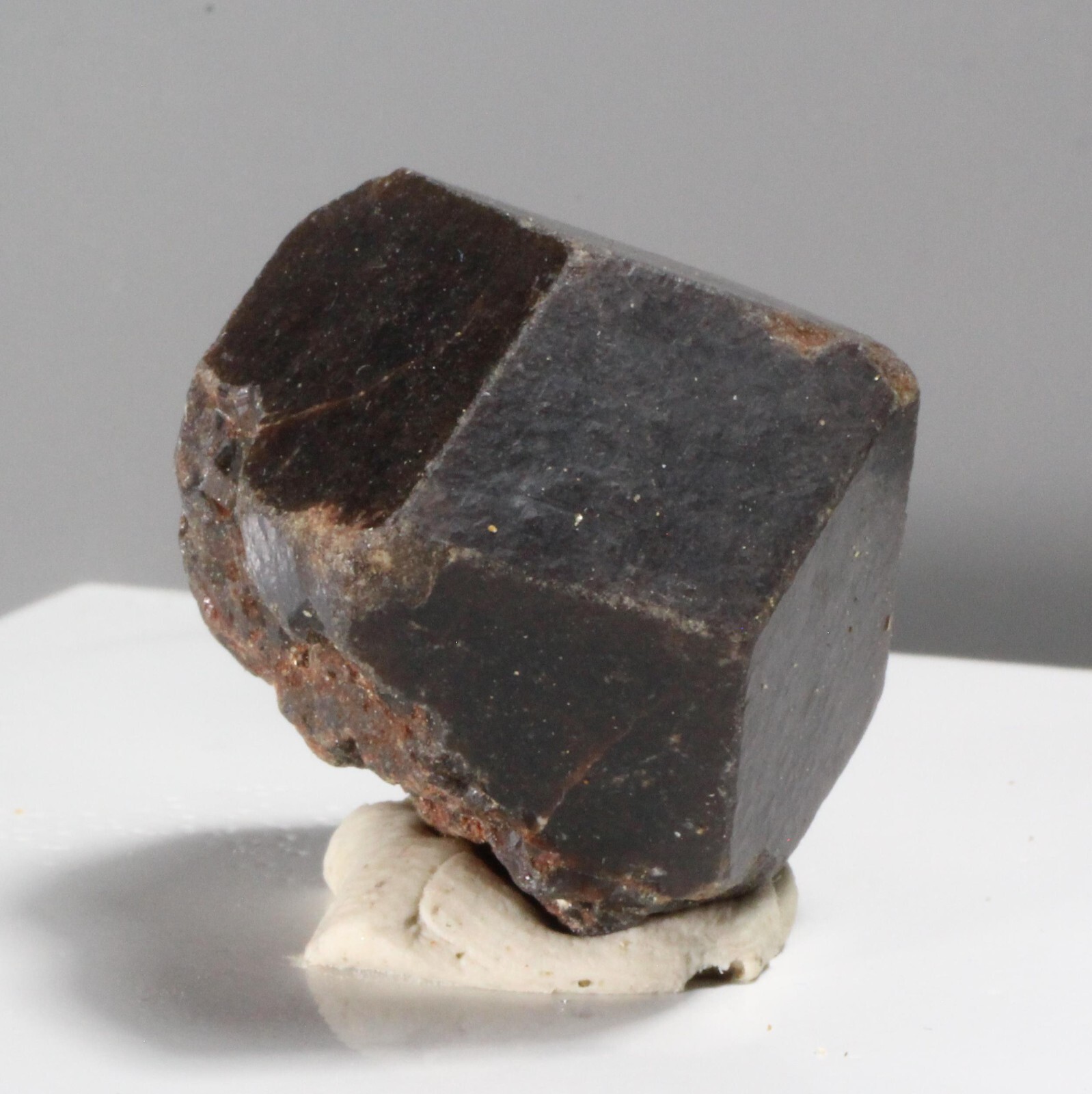 153.15ct Black Mali Garnet on Prehnite Crystal Gem Mineral Melanite ...