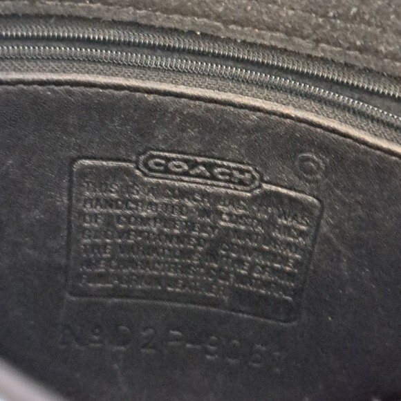 Vintage Coach 9061 Rambler's Legacy Bag With COA Black Leather ...