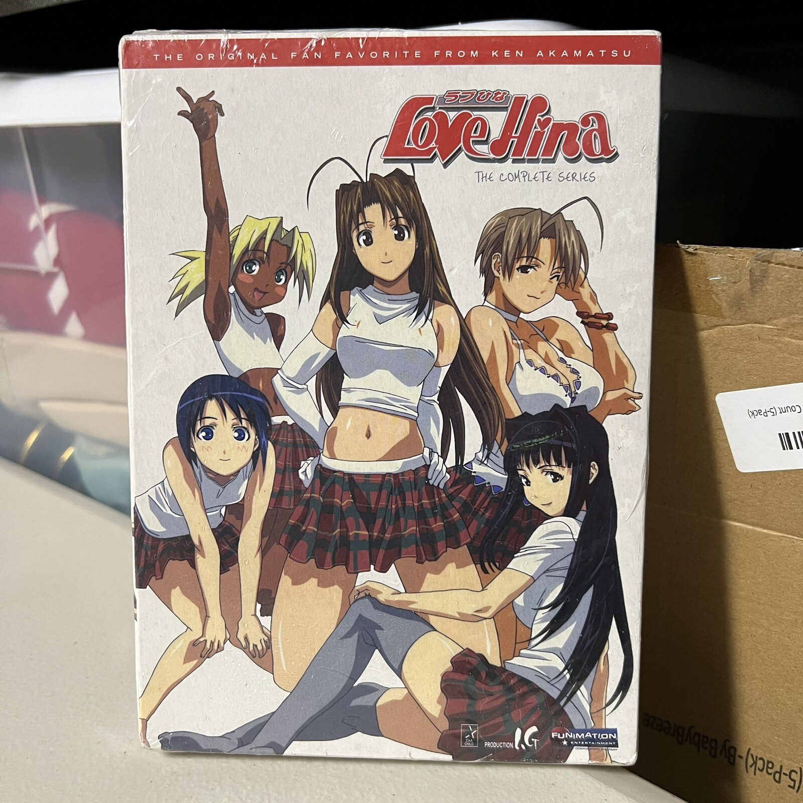 Love Hina The Complete Series FUNimation Anime 4 DVD Box Set MINT Rare ...