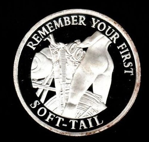 Silver Art Adult Round 1 oz .999 Provocative Coin Remember Your First ...
