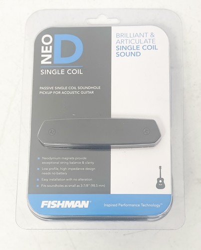 New Fishman Neo D Single Coil Acoustic Passive Guitar Pickup ~ Free ...